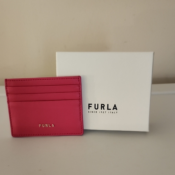 Furla | Accessories | Furla Classic Leather Card Holder New | Poshmark